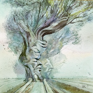 Surrealism Art Unreal Landscape Imaginary Nature Strange Trees ...