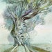 Surrealism Art Unreal Landscape Imaginary Nature Strange Trees ...