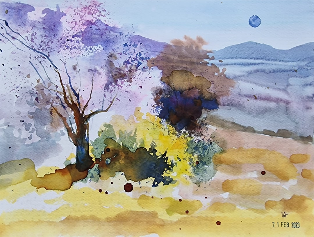 Limnatis Mountains Cyprus Landscape Mediterranean Art Personalized Gift ...