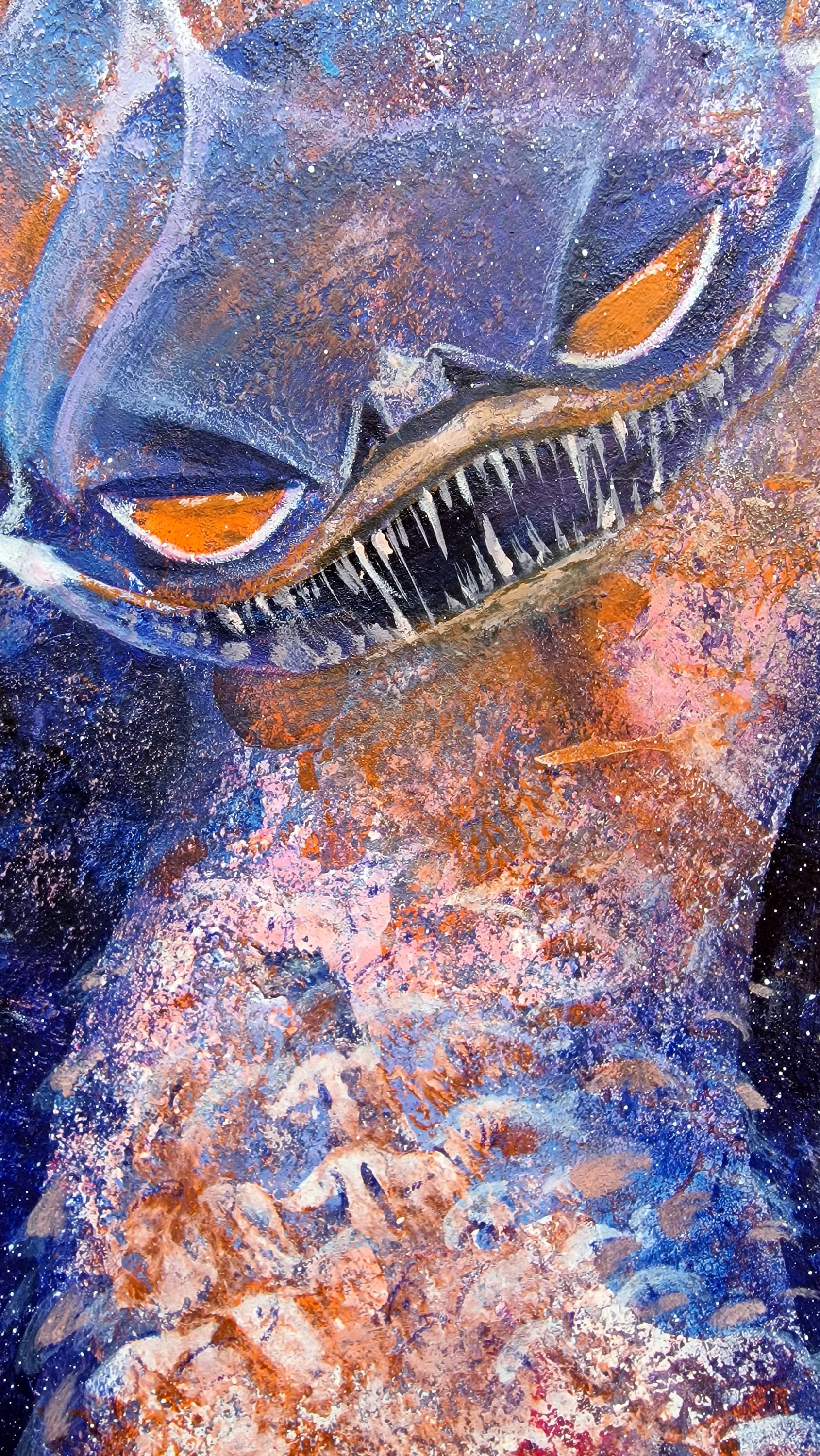 Leviathan Fantasy Abyssal Creature Serpentine Beast Mystic - Etsy