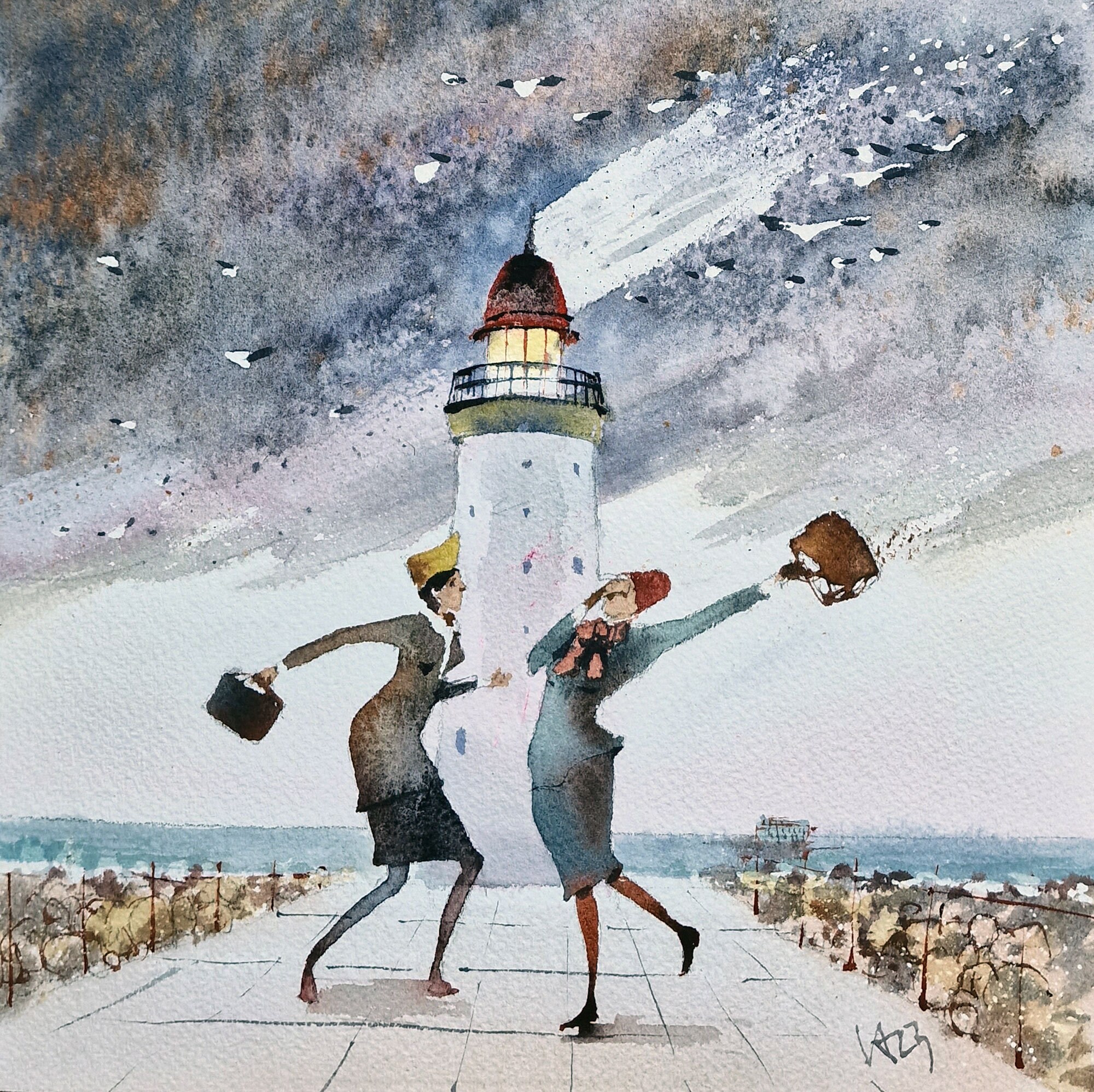 Surrealistic Illustration Original Art Northern Country Subtle Charm ...