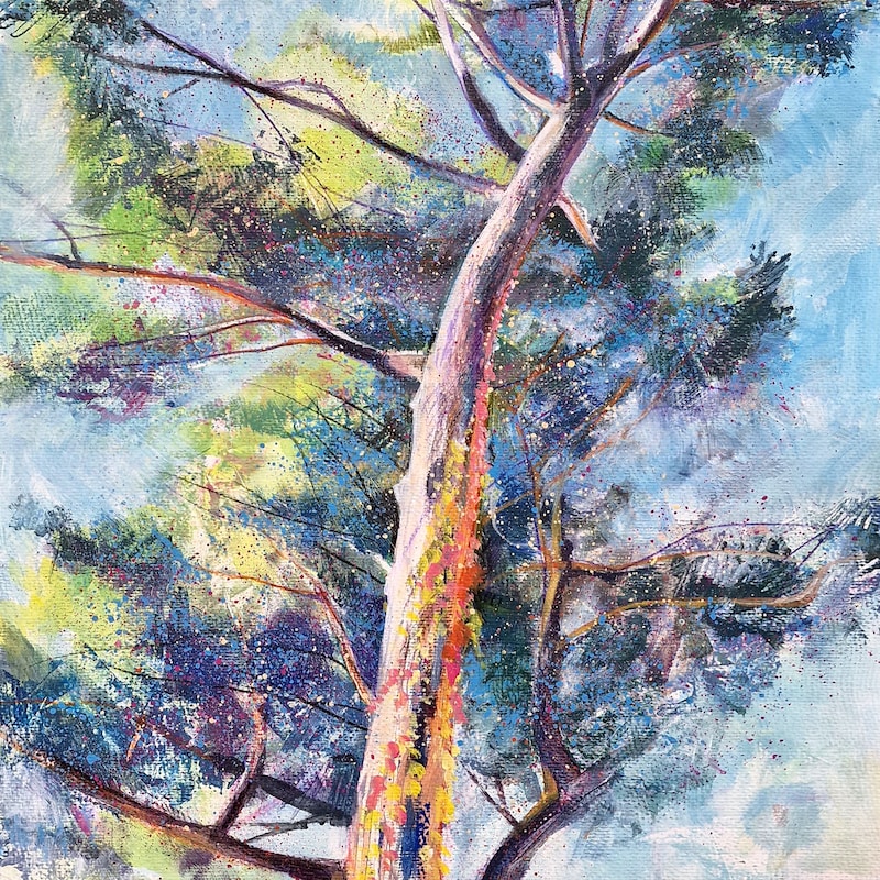 Forest Painting - Etsy