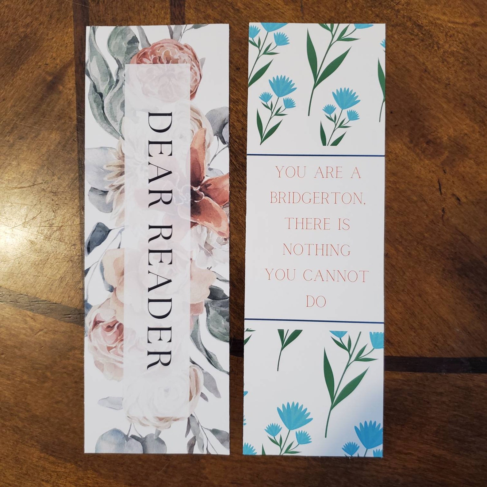 Bridgerton Themed Bookmarks 9 Pack - Etsy