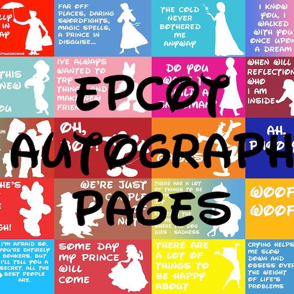 Autograph Pages - Etsy