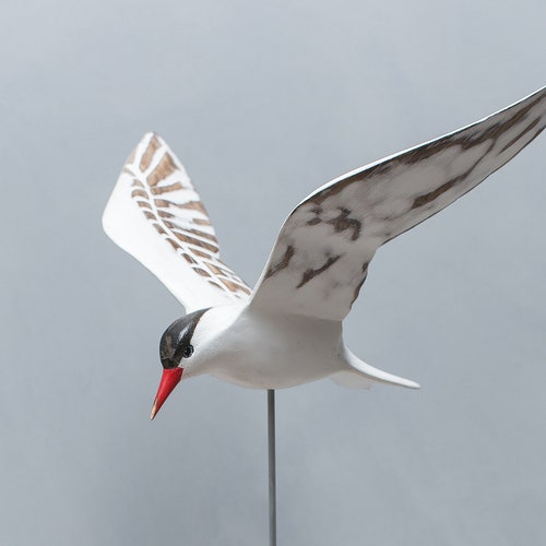 Sanderlings Flying Hand Carved Wooden Birds - Etsy