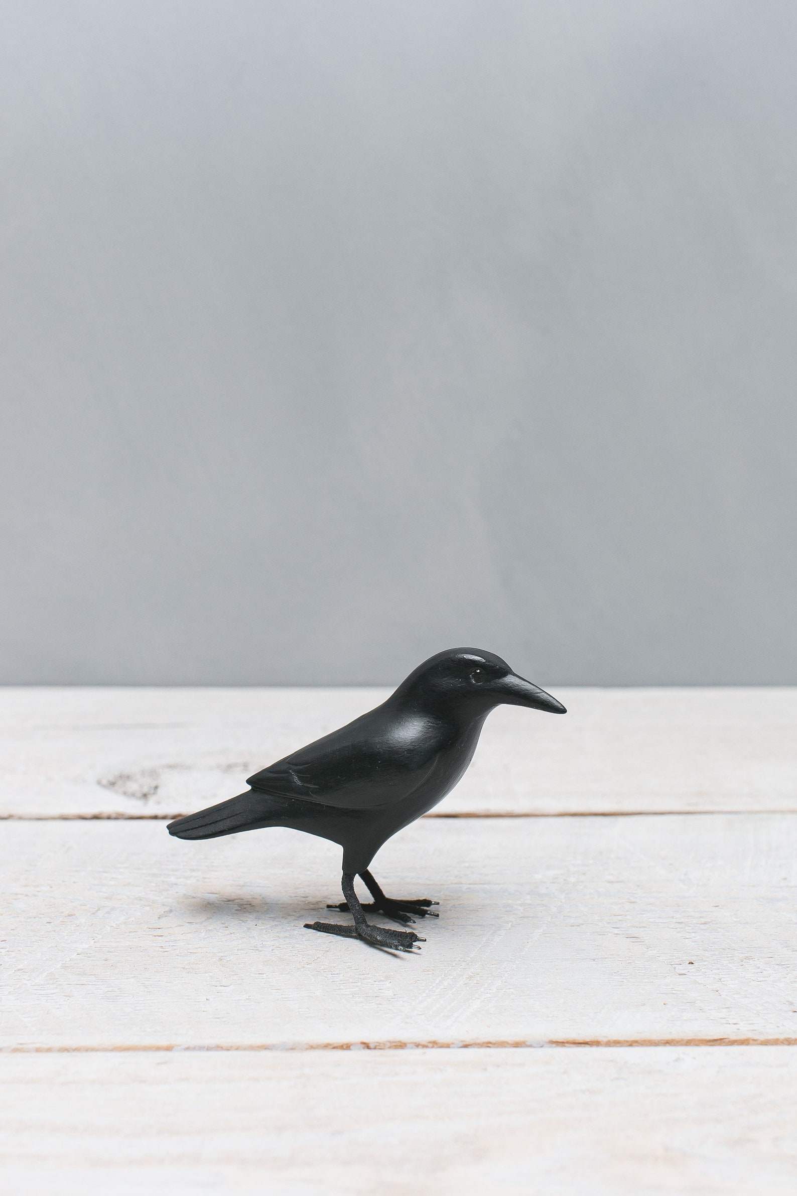 Mini Crow 3.5h Hand Carved Wooden Bird - Etsy Canada