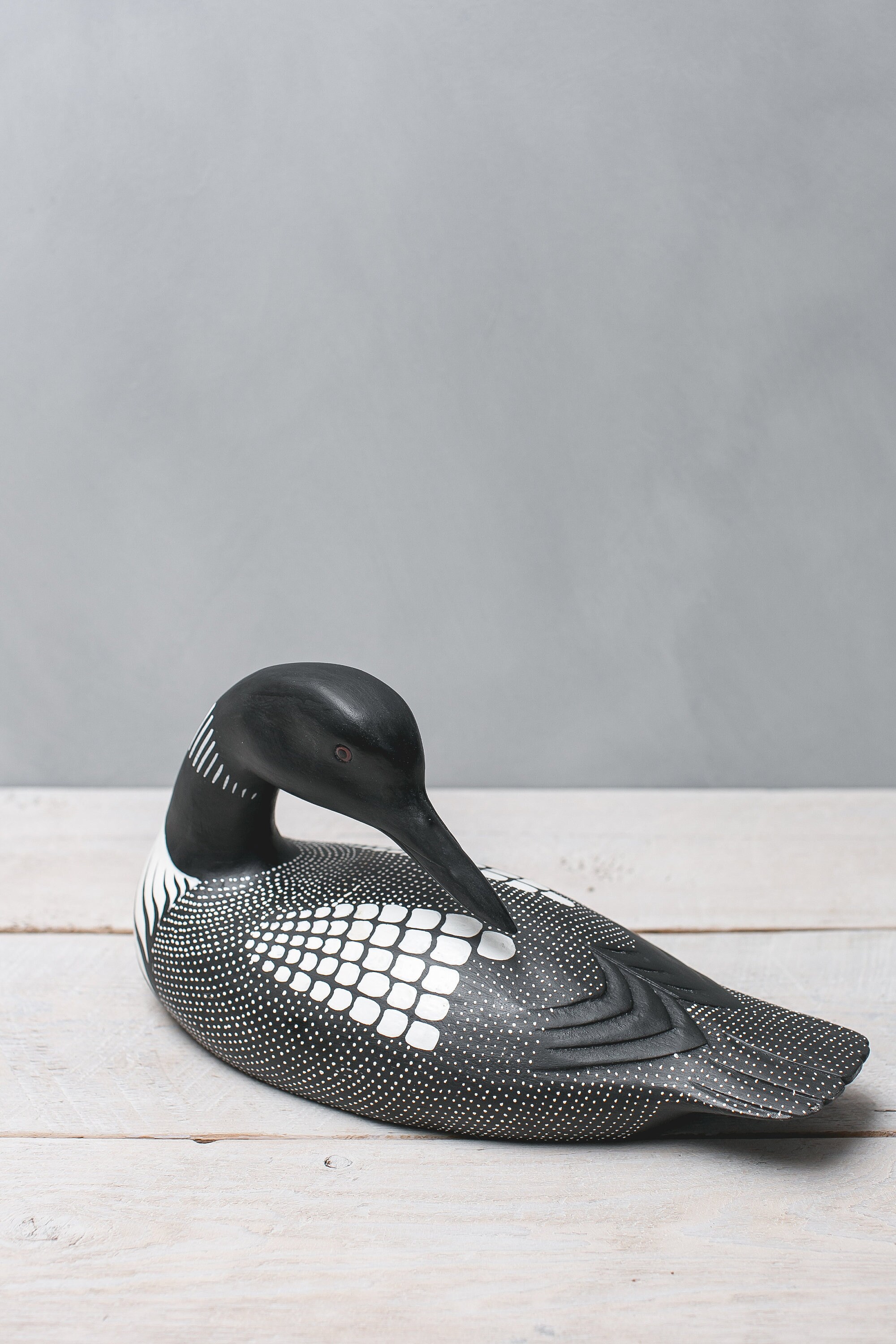 Loon Pair Large 15-17L Hand Carved Wooden Bird | Etsy