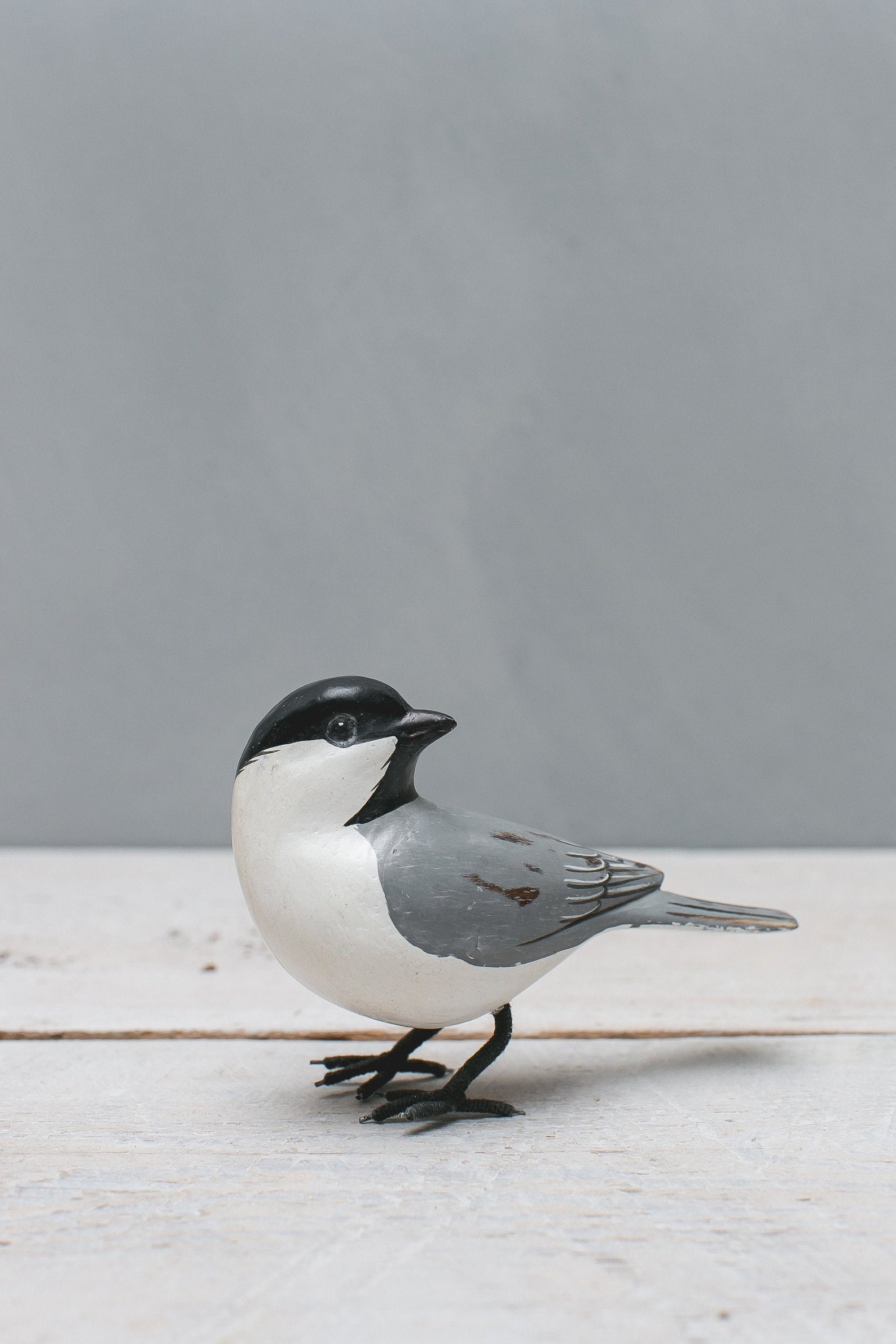 Mini Chickadee Hand Carved Wooden Bird 3h - Etsy