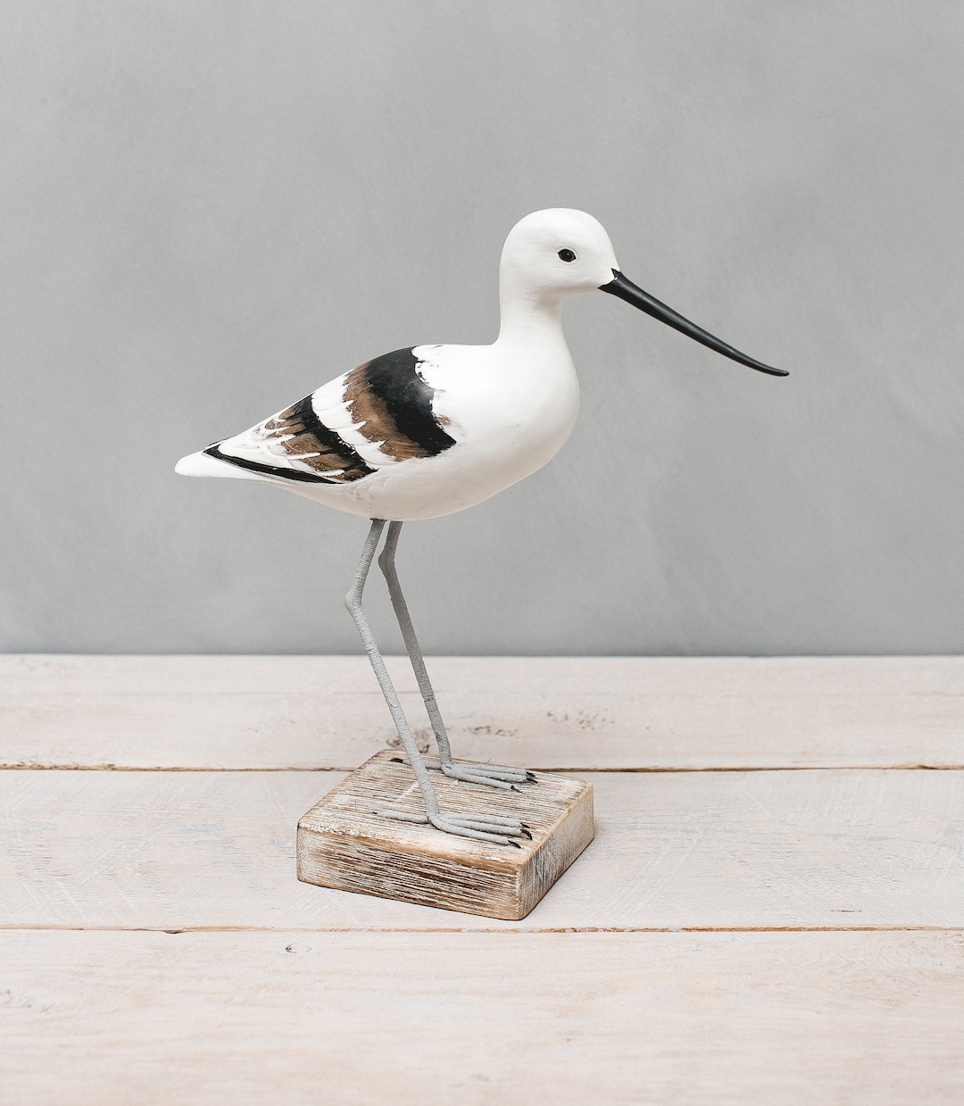 American Avocet - 12"h - Hand Carved Wooden Shorebird - Etsy