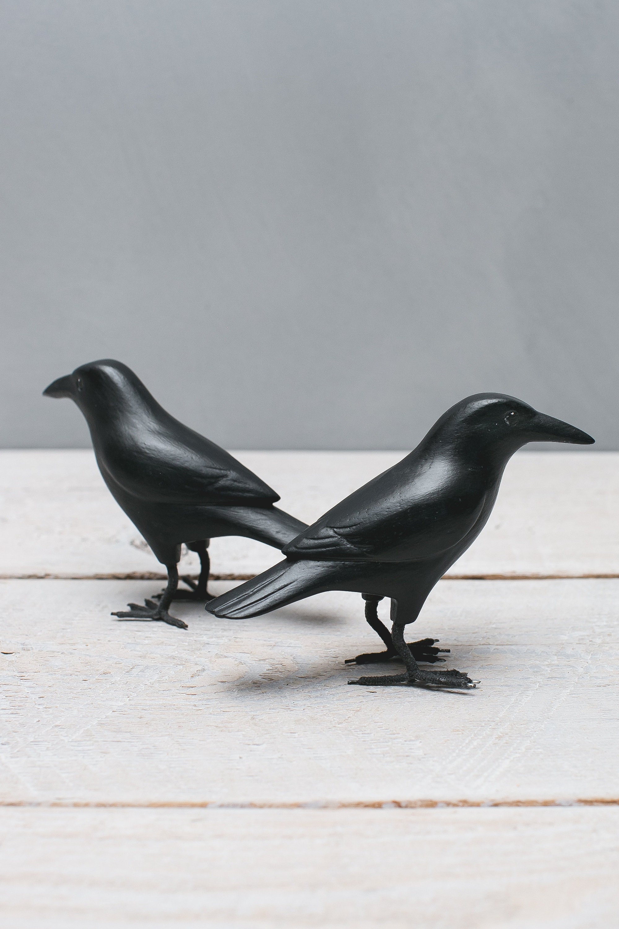 Mini Crow 3.5h Hand Carved Wooden Bird - Etsy Canada