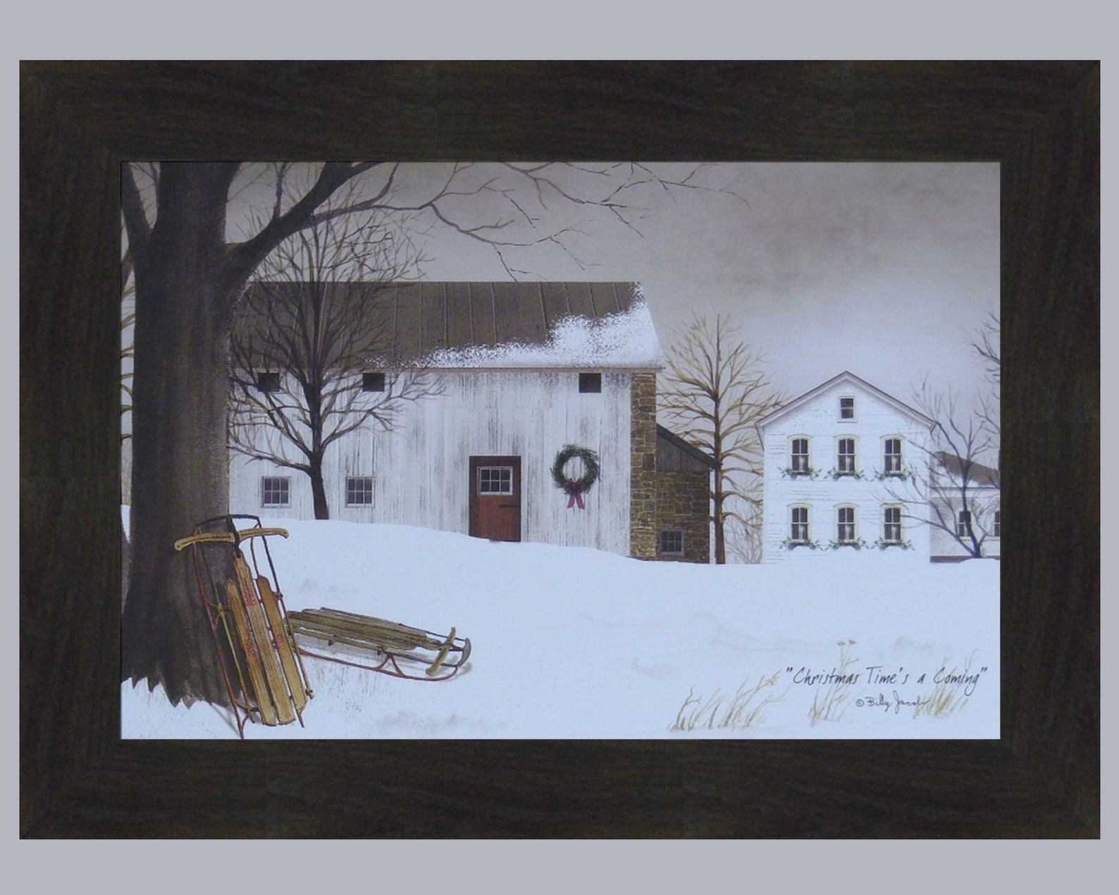 Christmas Time's A Coming by Billy Jacobs 16x22 Winter - Etsy