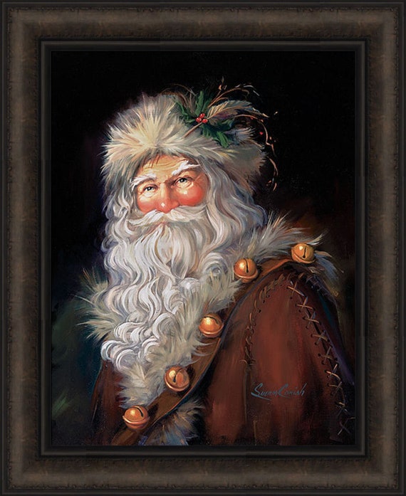 Santa Claus Portrait Painting