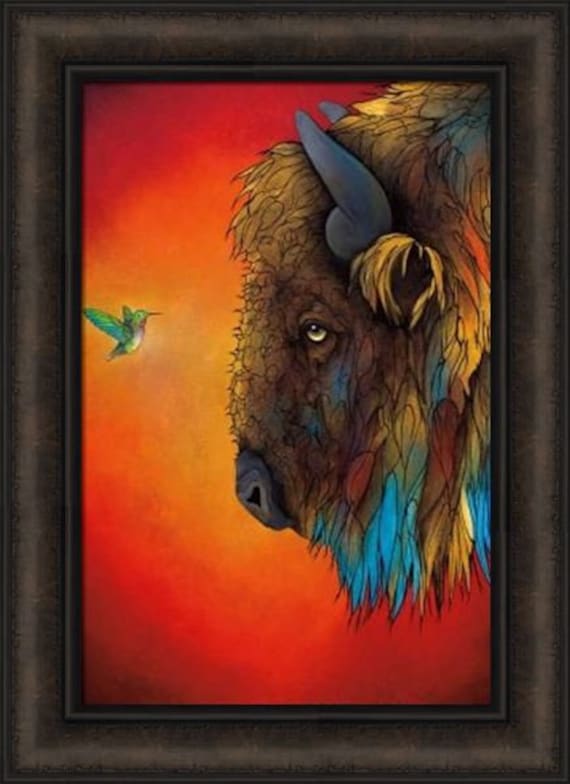 Native American Bison Art