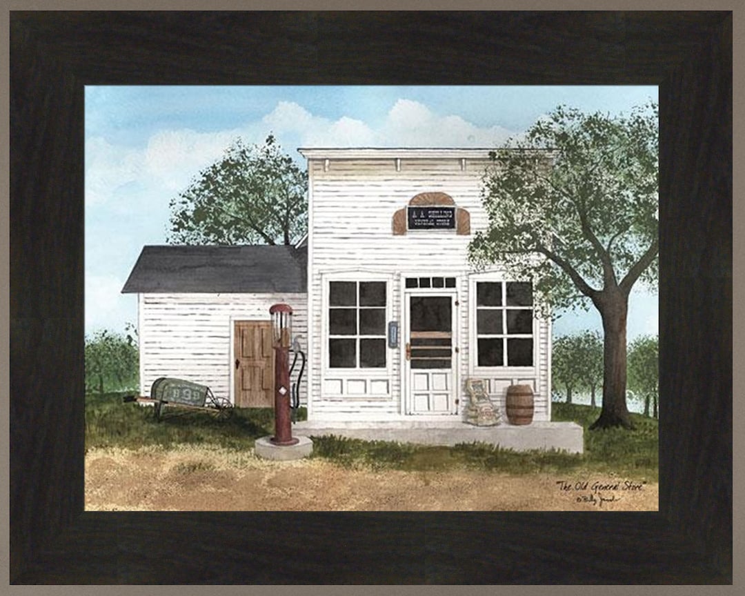 The Old General Store by Billy Jacobs 16x20 Vintage Gas Pump ...