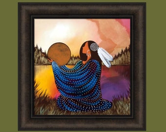 Native Moon Art - Etsy