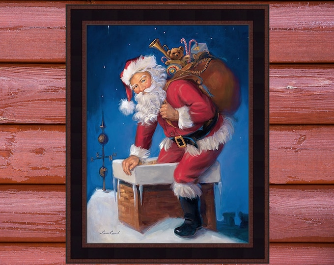Merry Christmas Santa by Susan Comish - Etsy