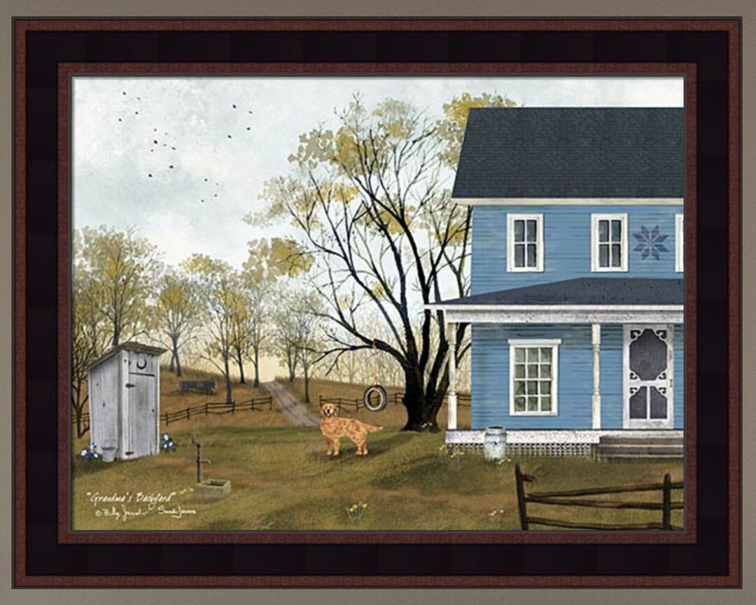 Grandma's Backyard by Billy Jacobs and Sarah Jacobs 16x20 Golden ...