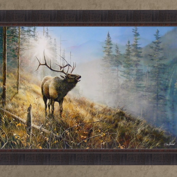 Elk Picture Framed - Etsy