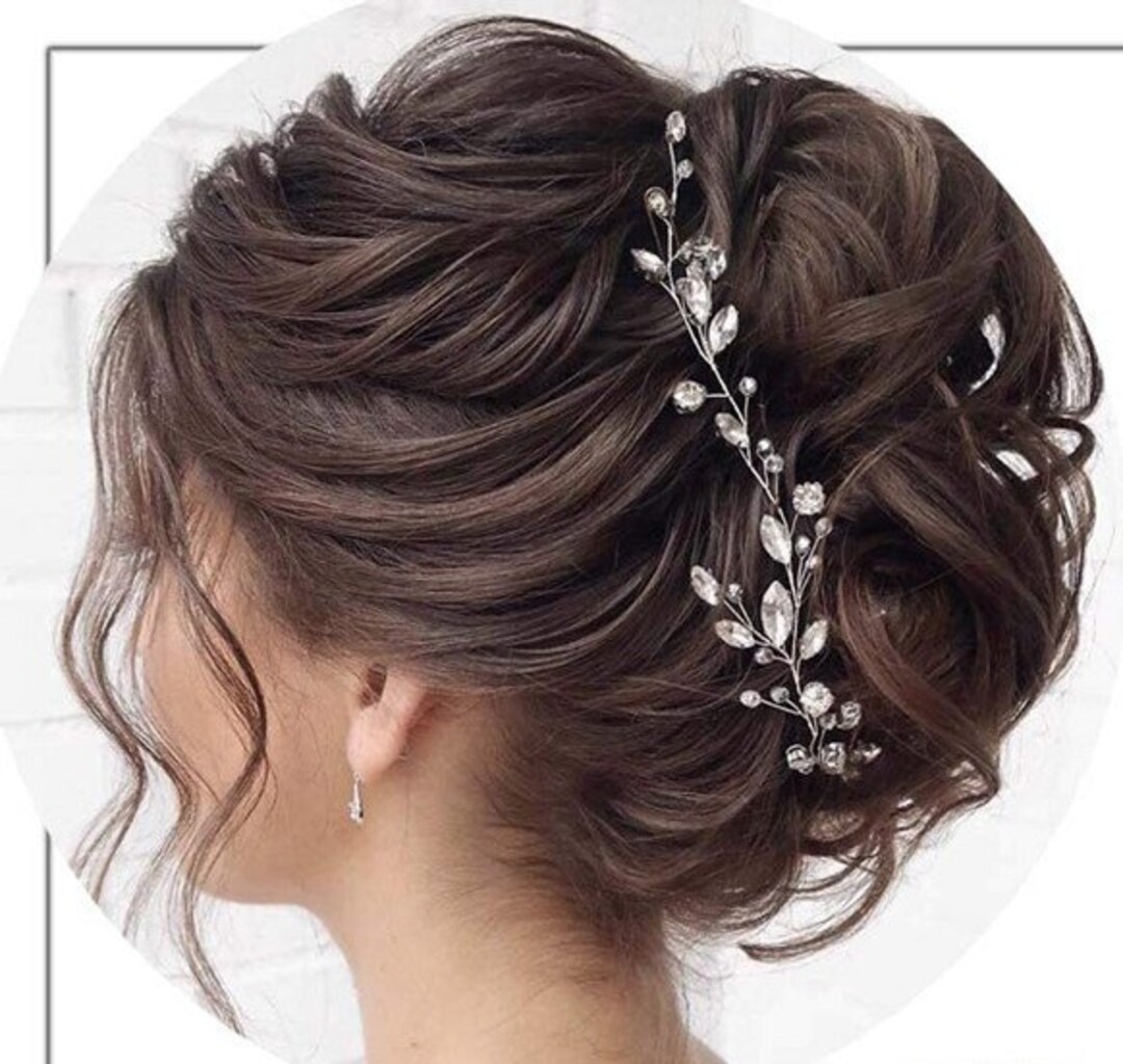 Bridal Wedding Hair Tiara Crystal Hair Vine Hair Piece Wedding Hair ...