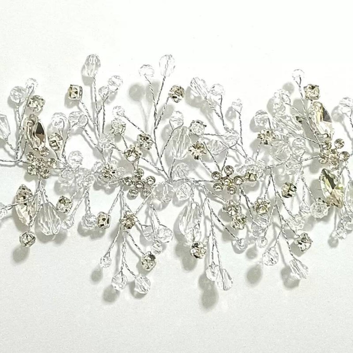 Crystal Bridal Wedding Hair Accessories Bridal Wedding Hair - Etsy