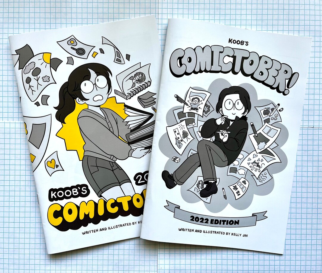 Comictober 22-23 Daily Diary Comics - Etsy