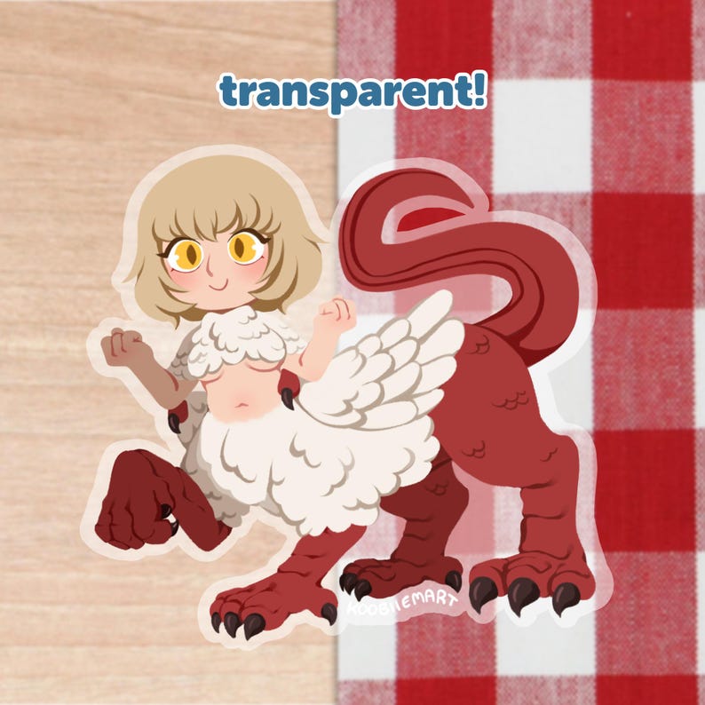 Dragon Falin - Dungeon Meshi Vinyl Sticker - Etsy