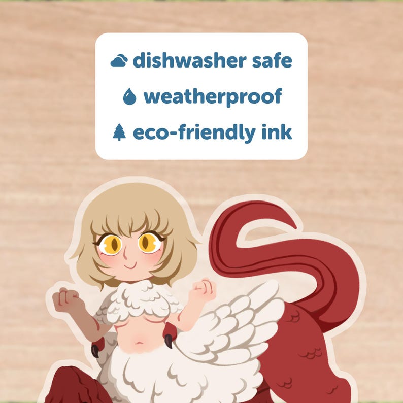 Dragon Falin - Dungeon Meshi Vinyl Sticker - Etsy