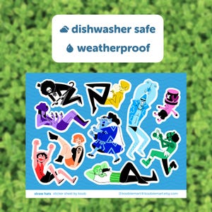 One Piece - Straw Hat Sticker Sheet - Etsy