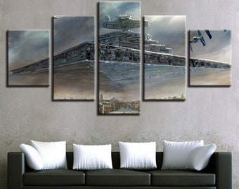Star Destroyer 5 Piece Canvas - Etsy