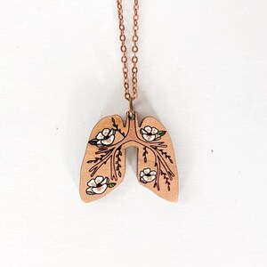 Anatomical Lungs Necklace / Lungs Jewelry / Lungs / Lung / - Etsy