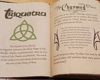 Charmed Book of Shadows Replica instant Printable Download Pages-wiccan ...