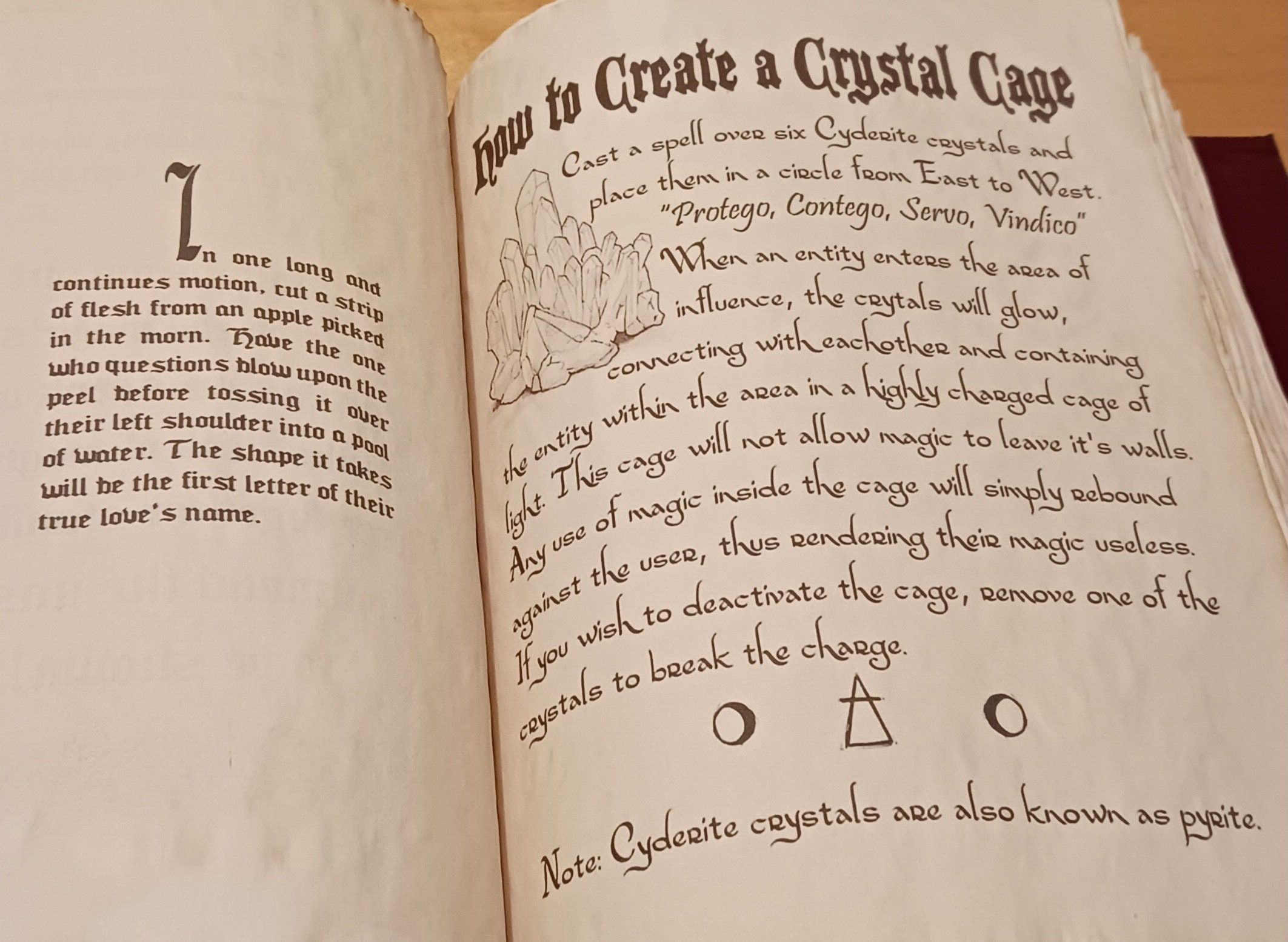 Charmed Season 3 Book of Shadows Pages - Etsy