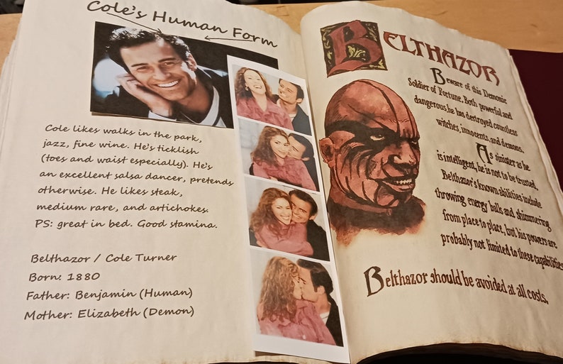 Charmed Season 3 Book of Shadows Pages - Etsy