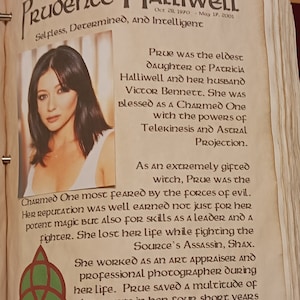 Charmed Season 3 Book of Shadows Pages - Etsy