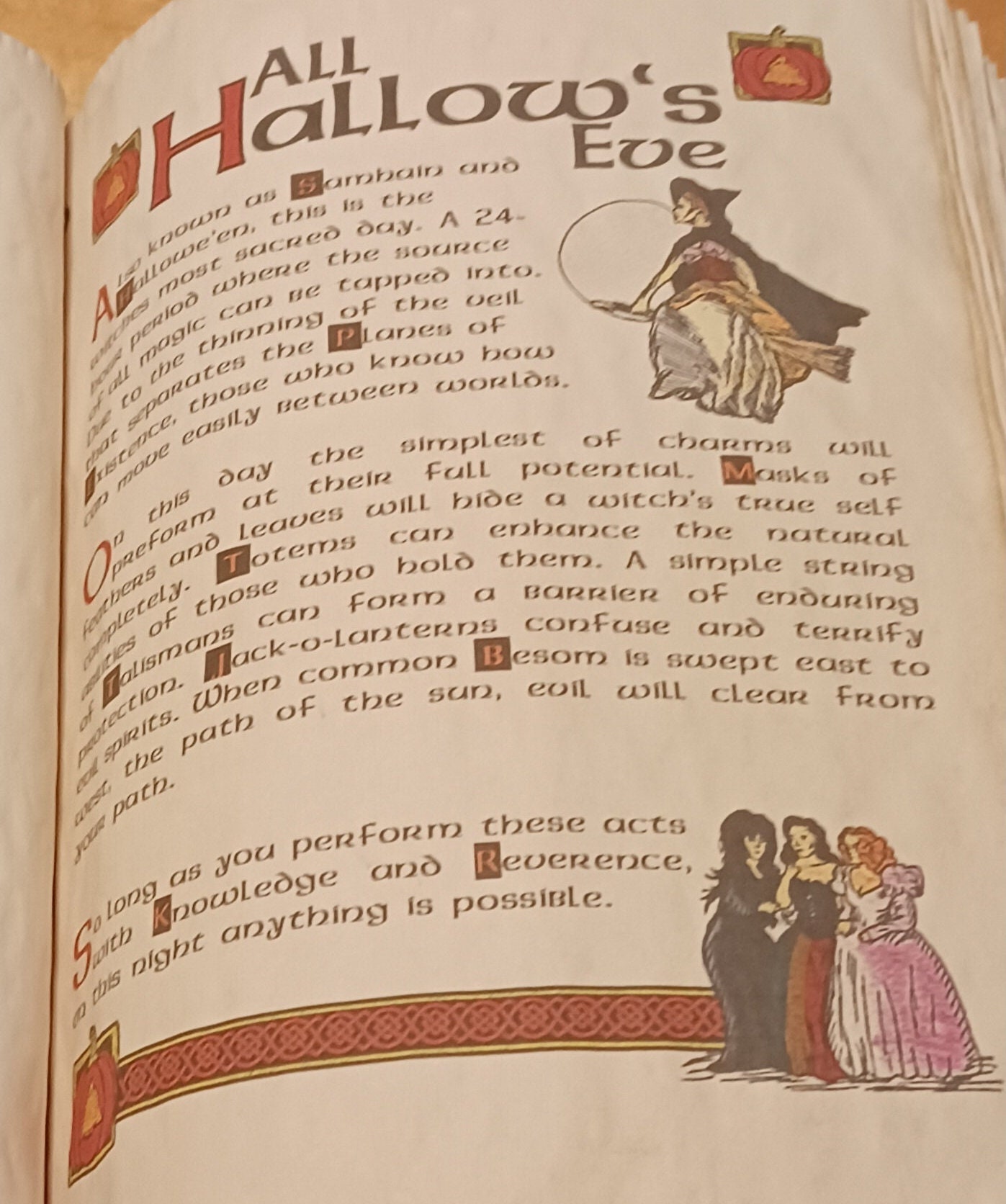 Charmed Season 3 Book of Shadows Pages - Etsy