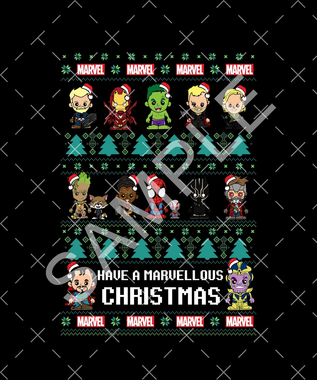 Avengers Christmas Png, Avengers Xmas Png, Avengers Family Christmas ...