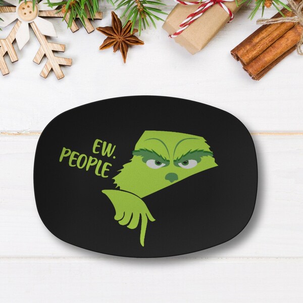 Grinch Plate - Etsy