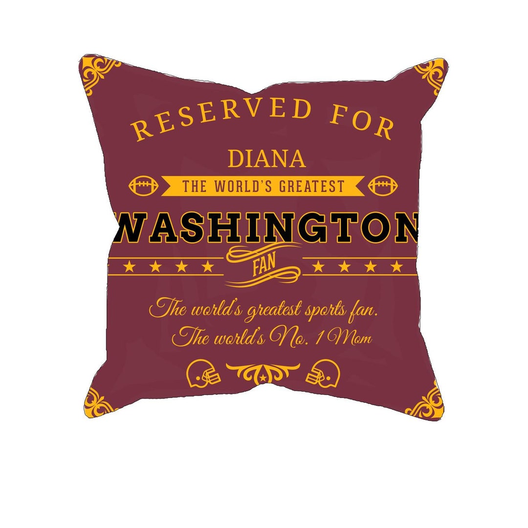 Personalized Washington Fan Pillow Case, Unique Custom Gift for ...