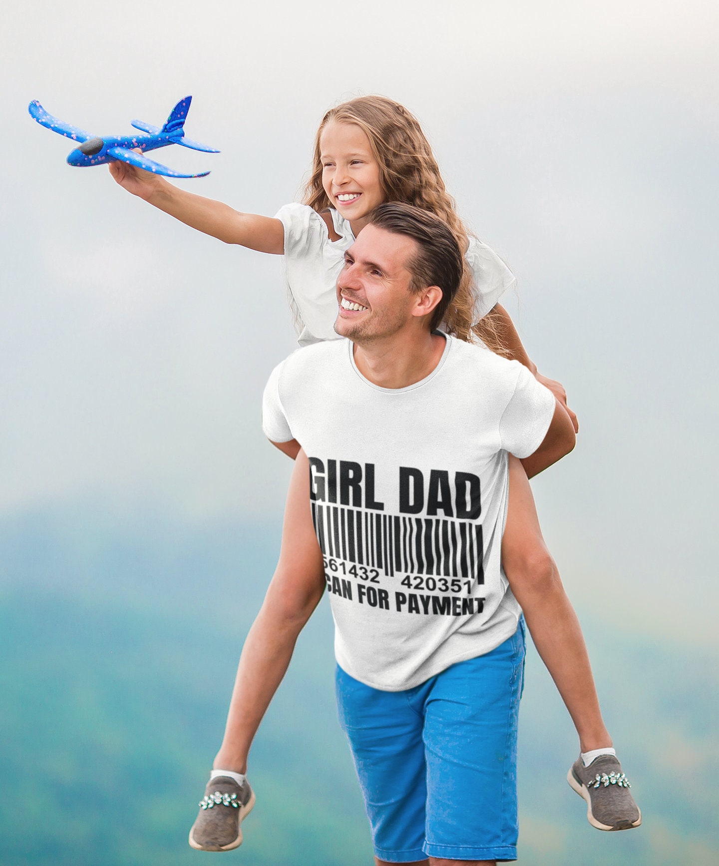 Dad of Girl Scan Barcode for Payment Svg Png Eps Jpg Design Files ...