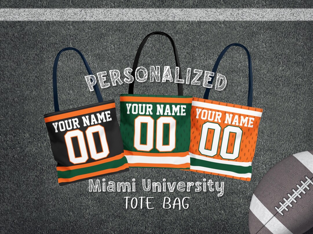 Miami Uni College Football Personalized Tote Bag, Unique Custom Gift ...