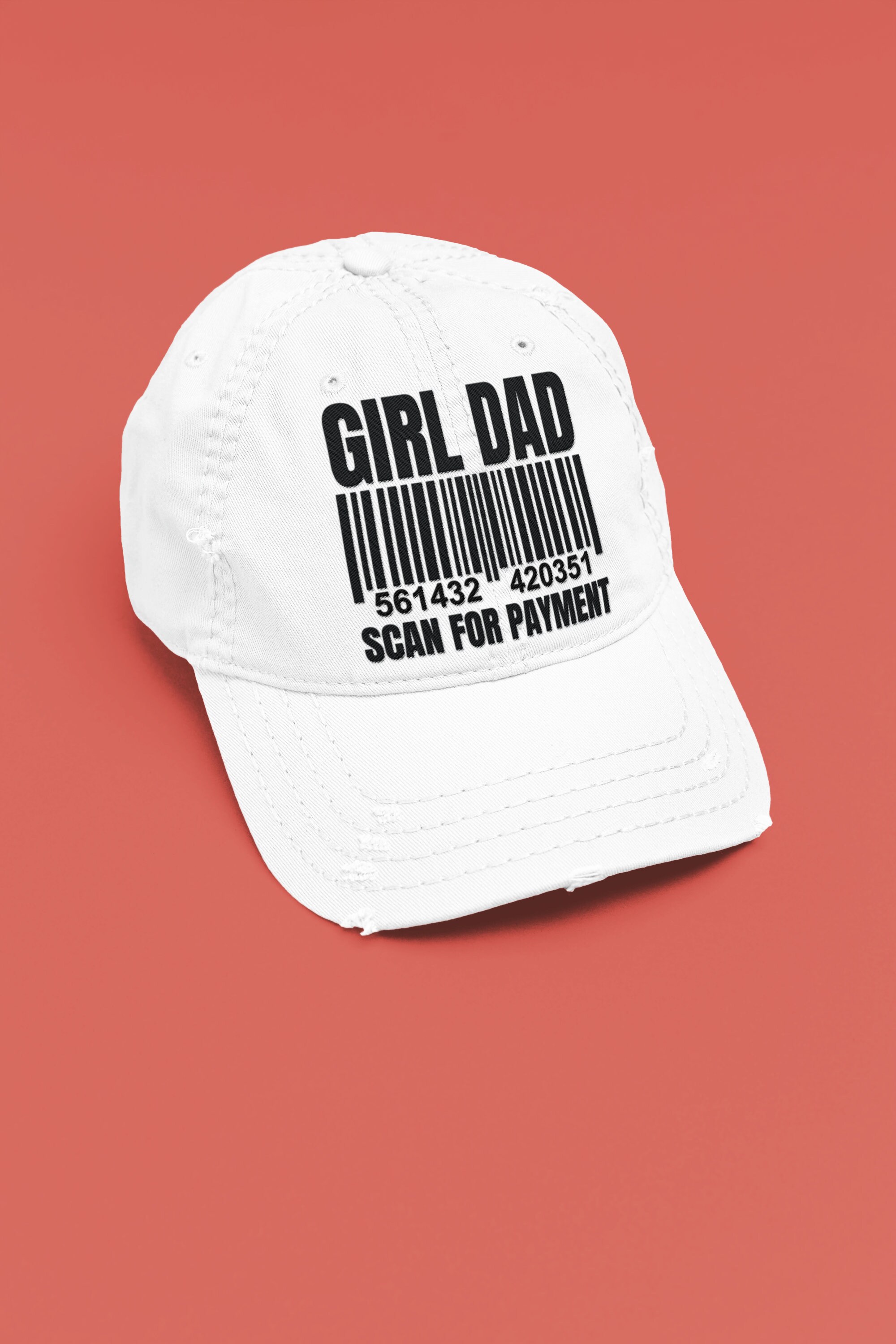 Dad of Girl Scan Barcode for Payment Svg Png Eps Jpg Design Files ...