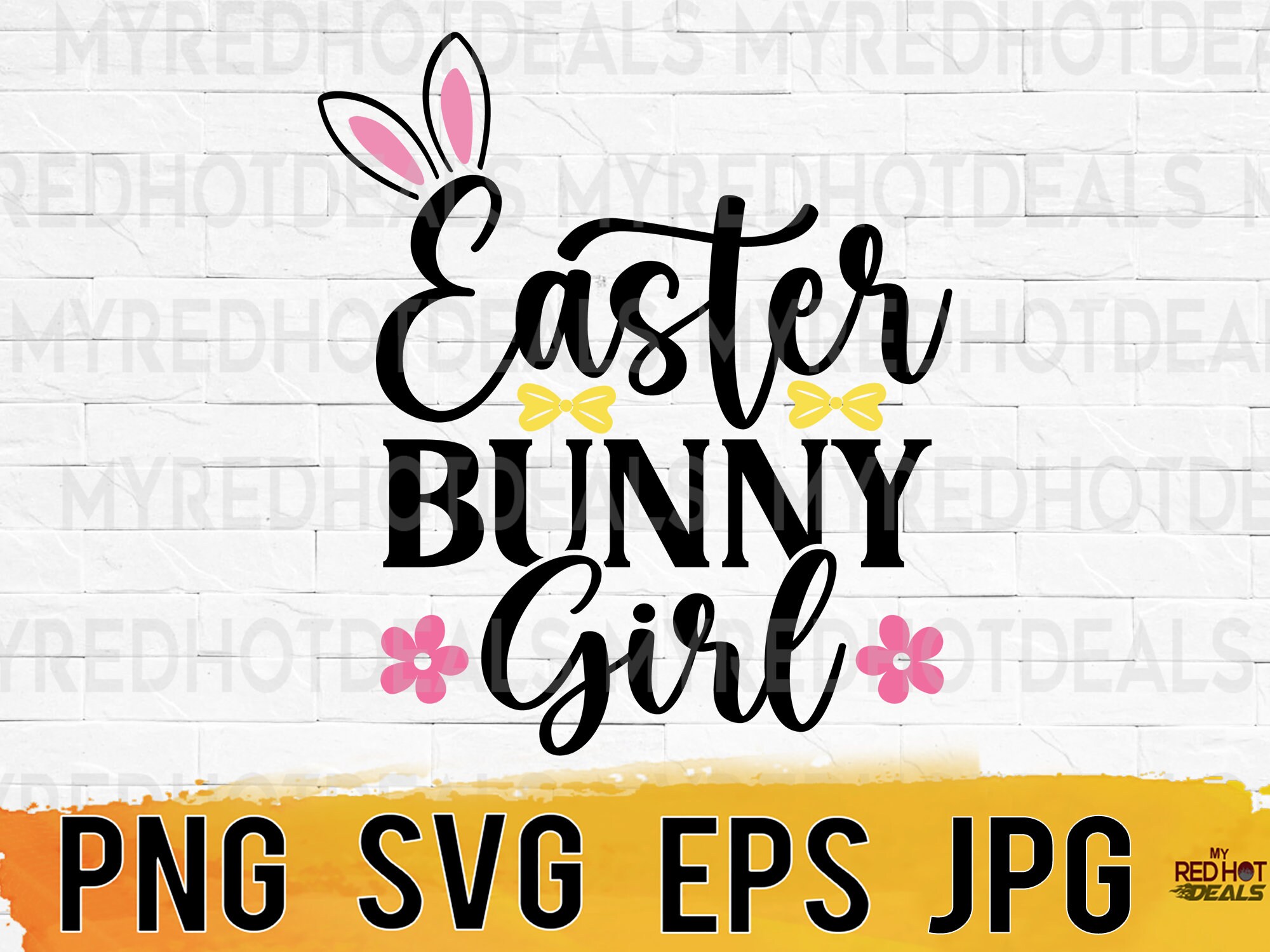 Easter Bunny Girl Svg Baby Girl Bunny Svg Eps Png Kids Girls - Etsy
