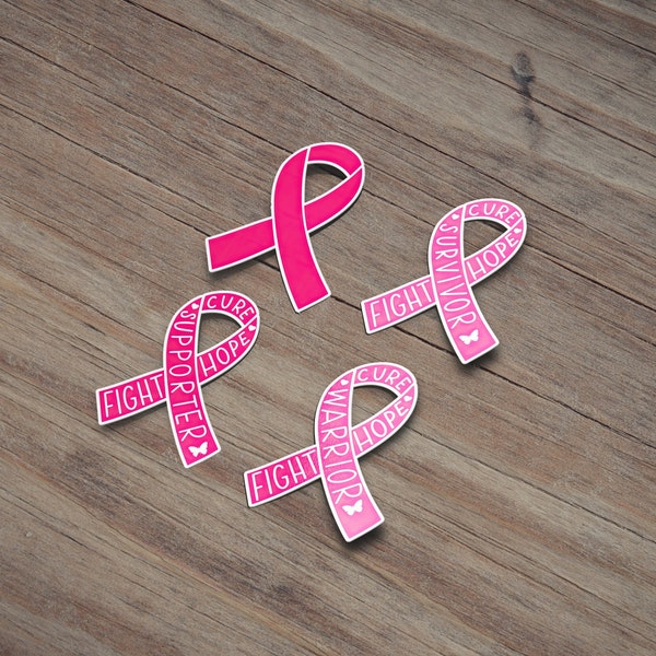 Breast Cancer Awareness Stickers - Etsy
