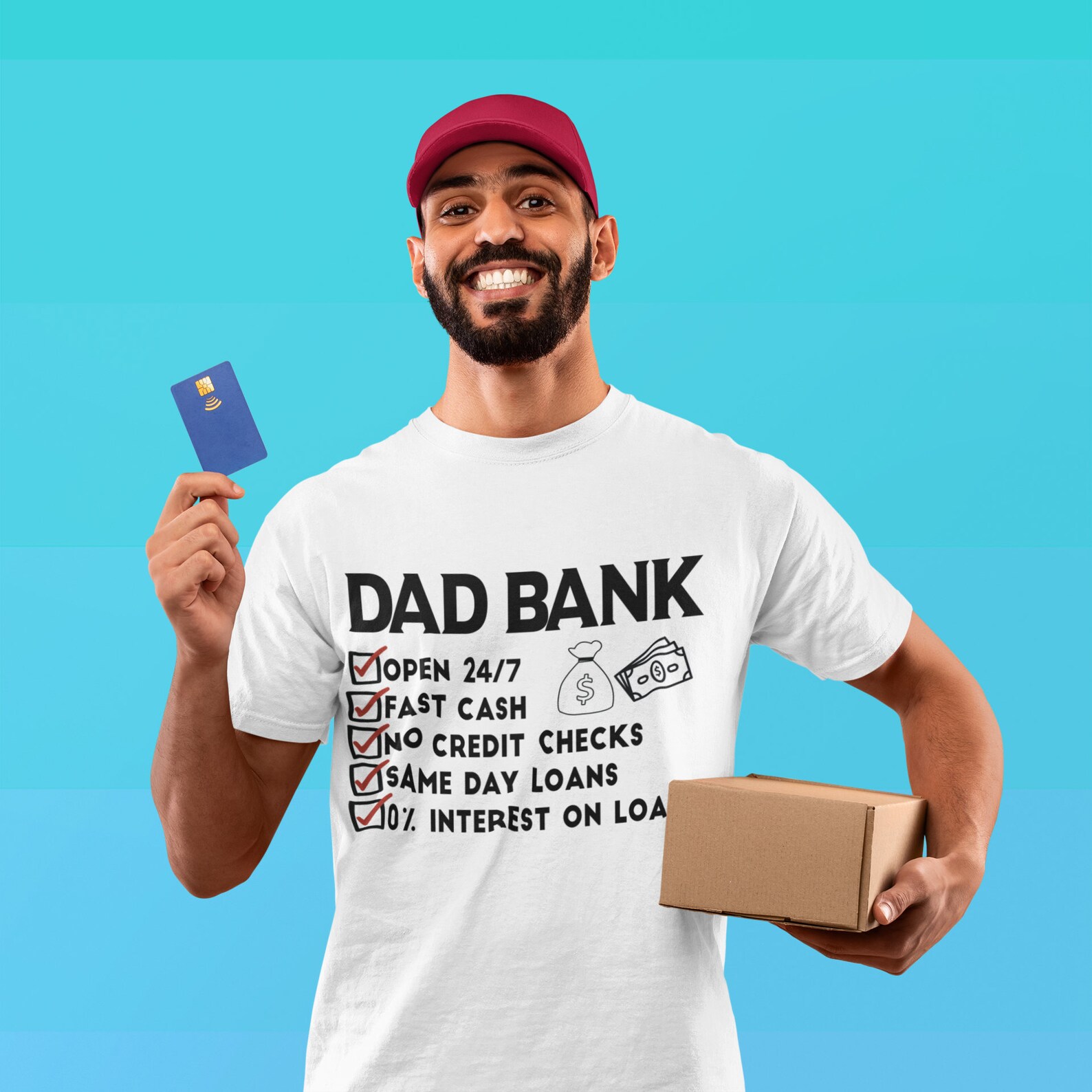 Dad Bank Svg, Funny Dad Svg, Fathers Day Svg, Dad of Girls Svg, Dad ...