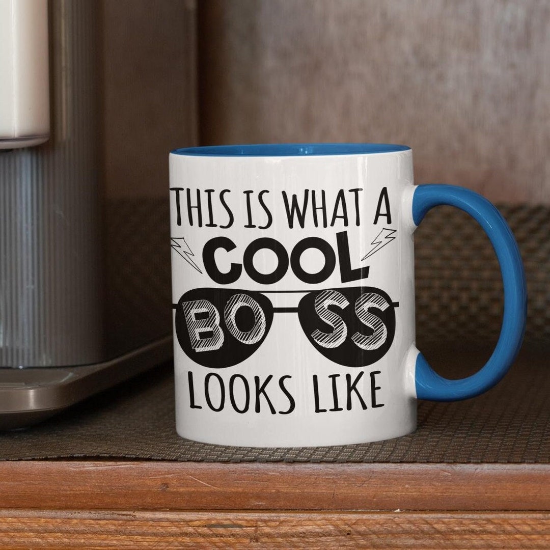 Cool Boss Mug, así es como se ve un jefe genial, regalo único para el ...