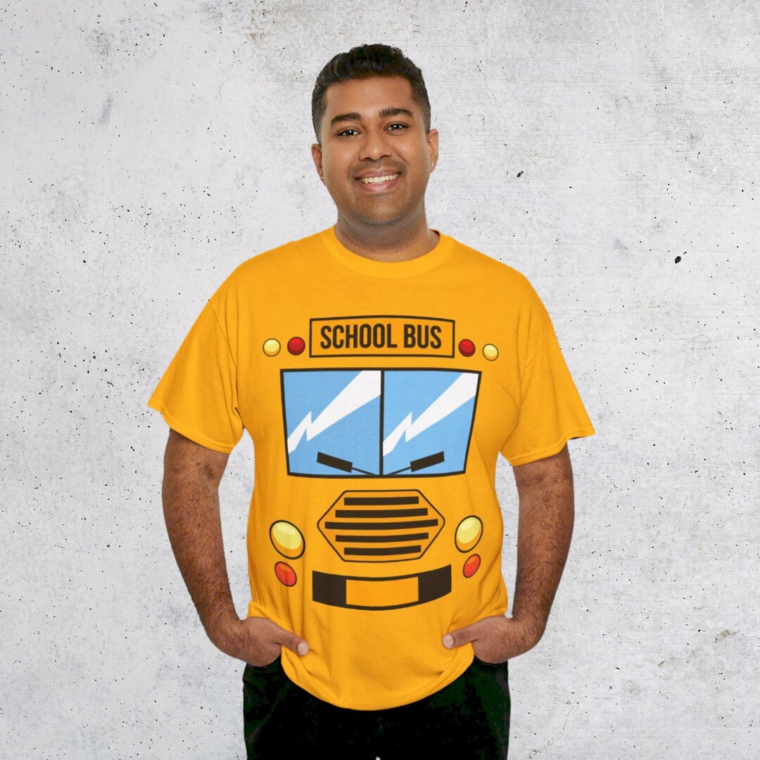 Cool School Bus Halloween Christmas Shirt Costume, Fun Unique Tee Gift ...