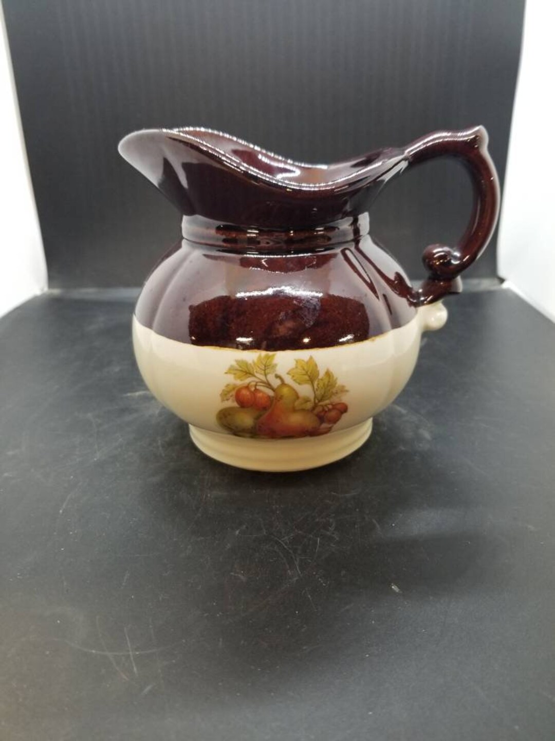 Mccoy Pottery Harvest Fruit Pitcher 7528 - Etsy