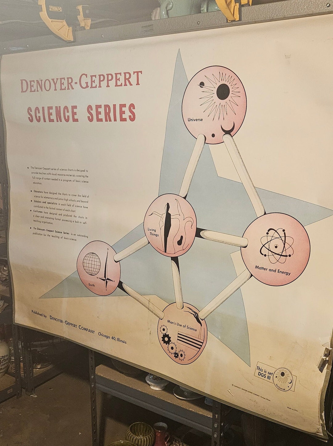 1960's Denoyer Geppert Science Series Chart Series GDS III - Etsy
