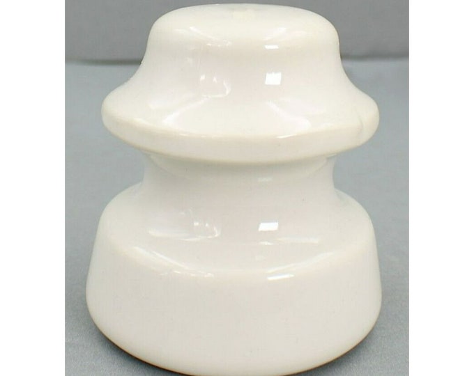 Vintage Ceramic White Threaded Insulator 3.25" Tall - Etsy