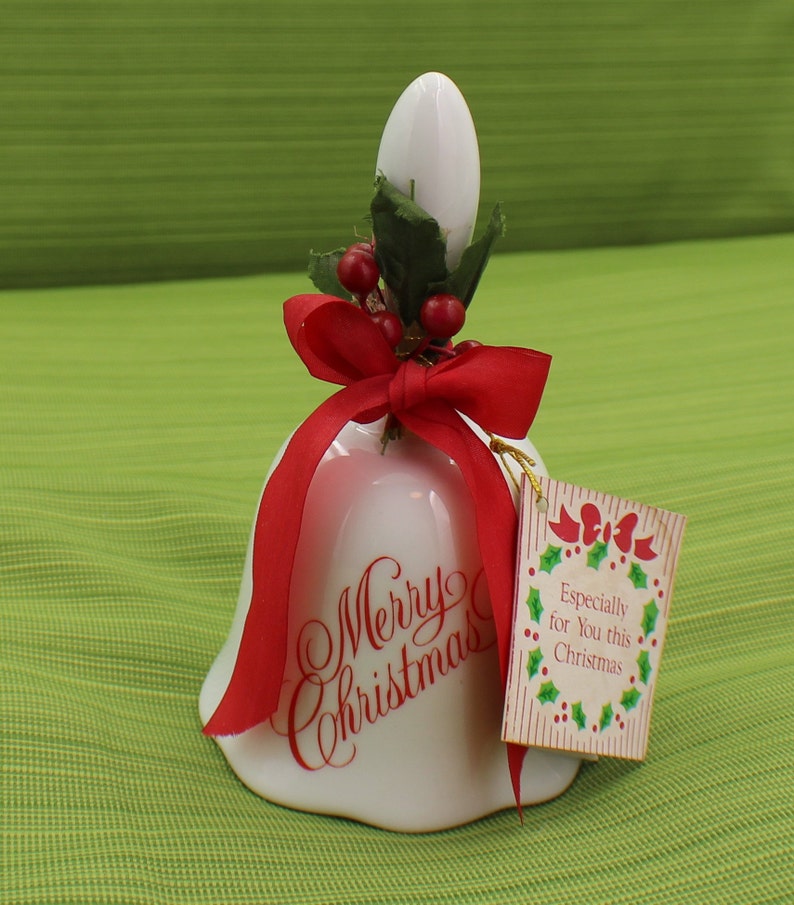 Vintage Lot of White Ceramic Christmas Bells Set of 3 - Etsy